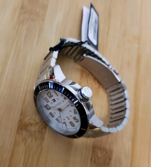 Tommy Hilfiger Stainless Steel Date Men Oversize Watch 51mm 1791073 for ...