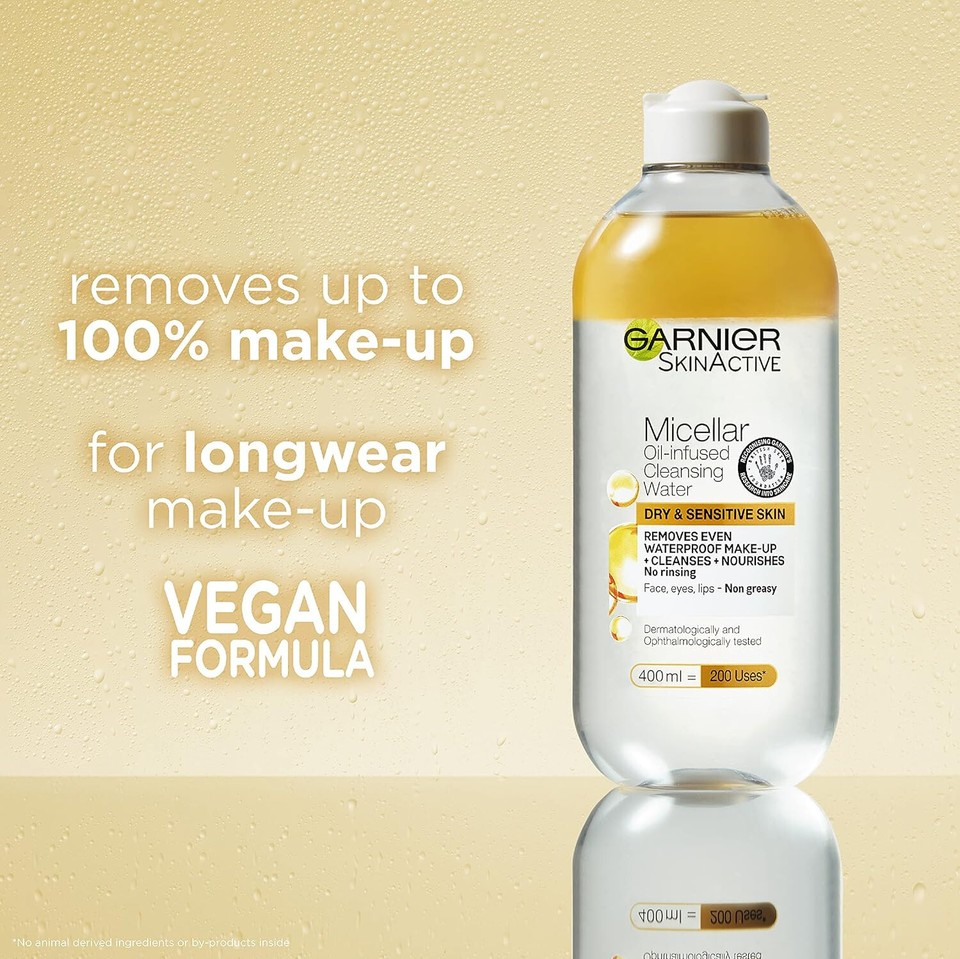 Garnier Micellar Cleansing Water Oil-Infused 400ml Packing May Vary ...
