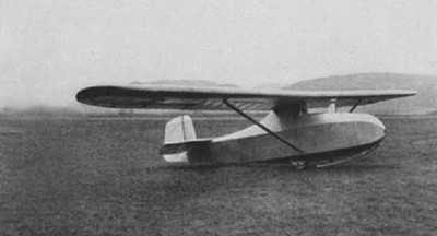 Hu-17 Hutter Germany Glider Hu17 Airplane Wood Model Replica Big New | eBay