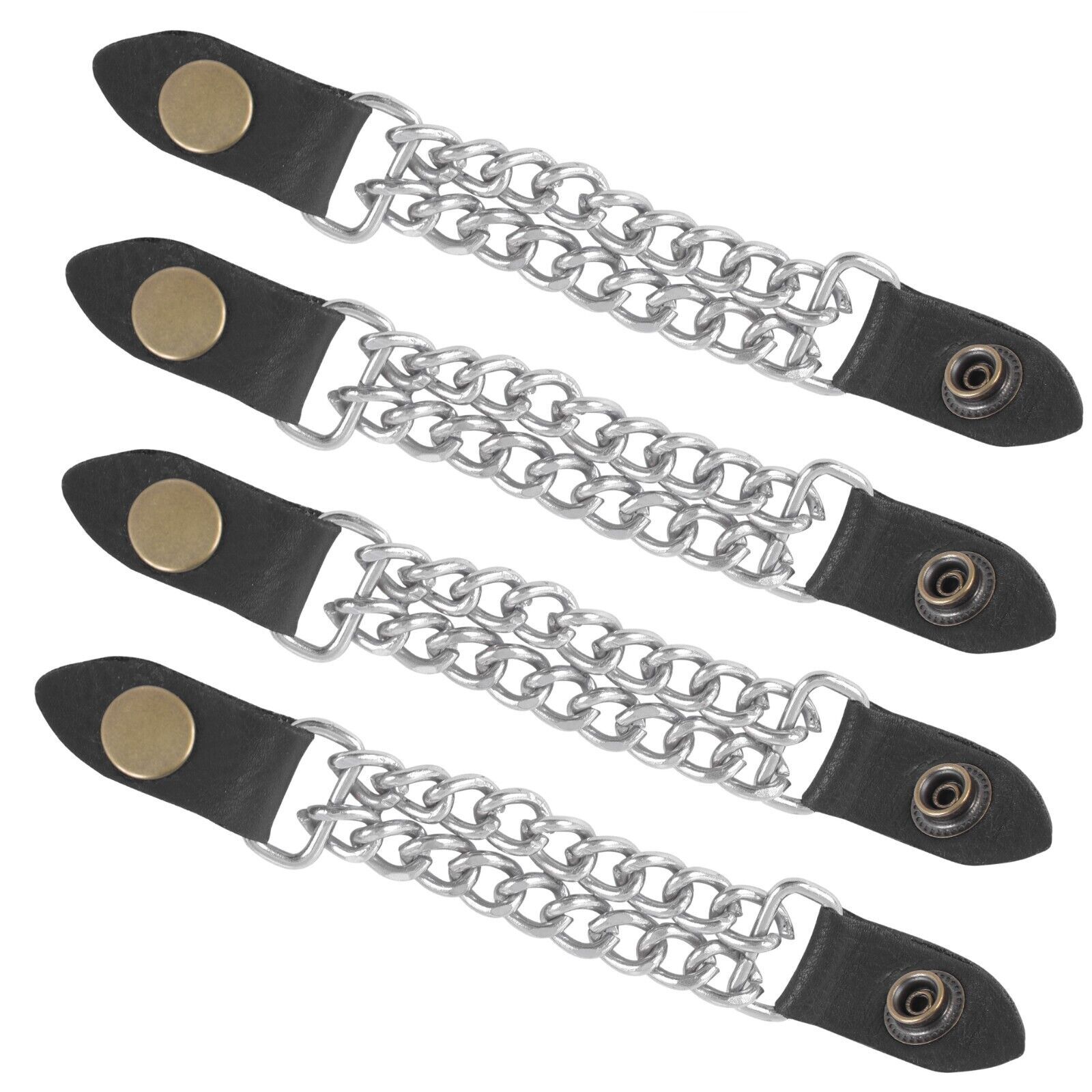 Multiples Snap Extender Jacket Waistcoat Chrome Finish Chain Leather ...