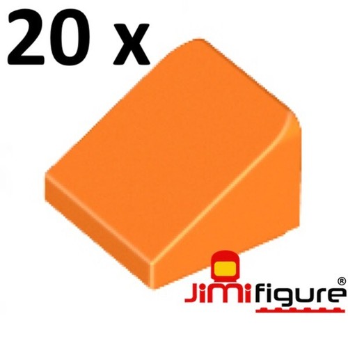 NEW 20 x LEGO Cheese Slope 30 Degree 1x1x2/3 Orange 54200 Genuine Bulk ...