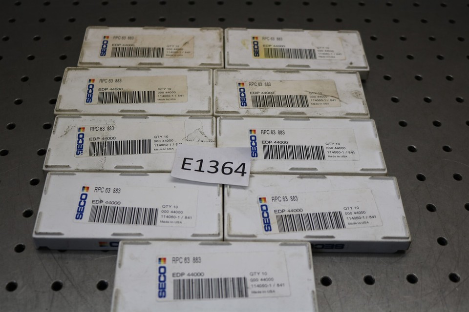 90 Carbide Inserts SECO Round RPC 63 883 - - - E1364 | eBay
