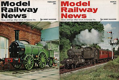 Model Railway News Magazine 1971 February And March Issues | eBay