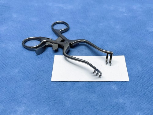 Symmetry 50-5646 Baby Weitlaner Retractor, Sharp, 2x3 Prongs, 4.5 ...
