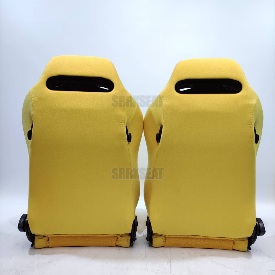 【1 PAIR】AUTHENTIC RECARO SR3 INTEGRA DC2 YELLOW【US LOCATION NO CUSTOMS ...