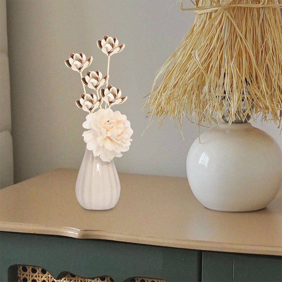 6 Pcs Column Scent Diffuser Aroma Flower Replacement Rattan Sticks ...