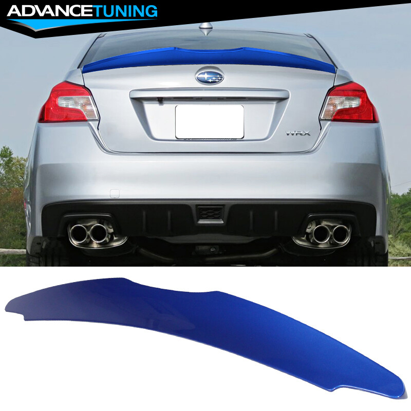 Fits 15-21 Subaru WRX STI Highkick Painted Wr Blue Pearl #K7X Trunk ...