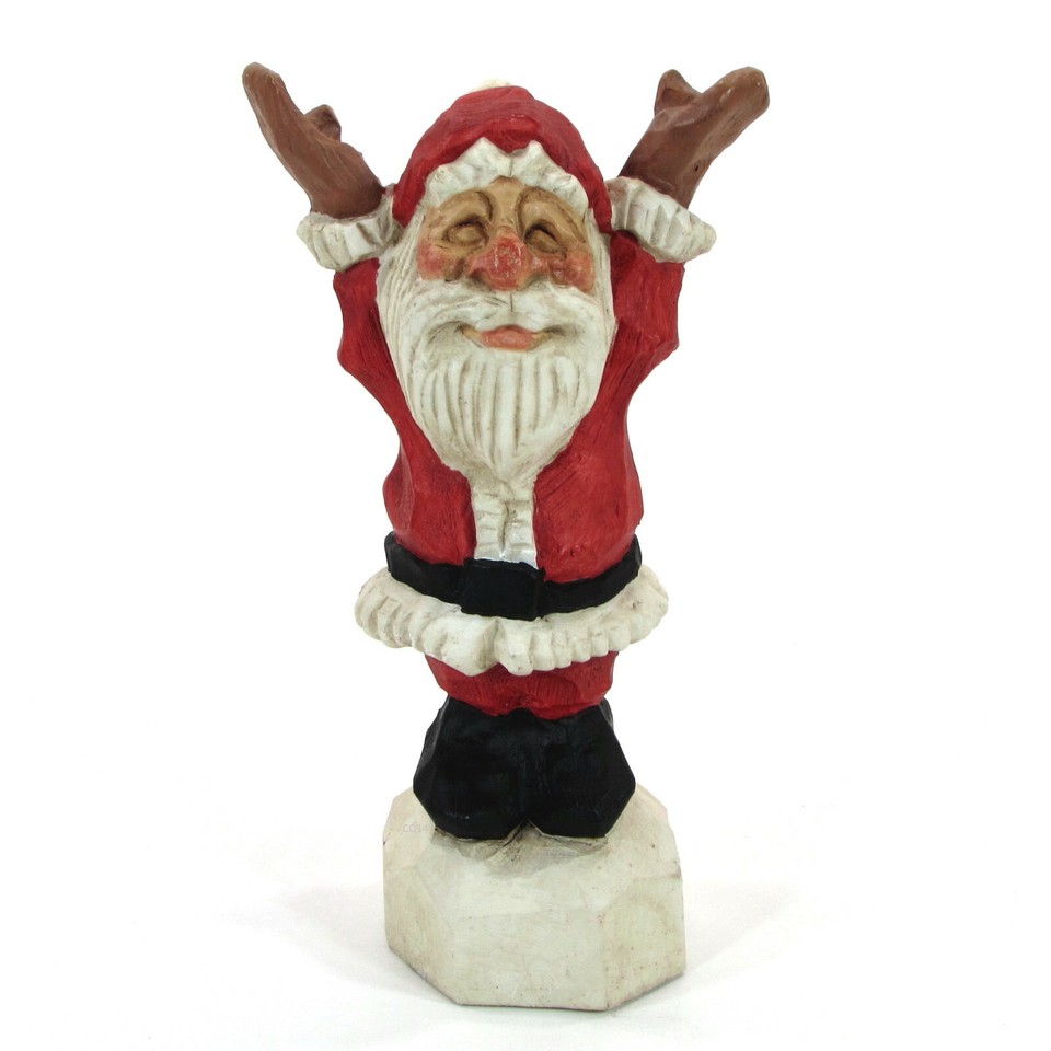 David Frykman Collection OH THE JOY 7" Santa Figurine DF1002 Arms Up ...