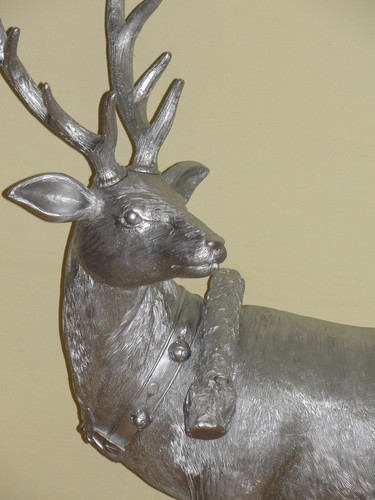 Rentier Elch Figur Skulptur Lebensgroß Weihnachten Tierfigur ...