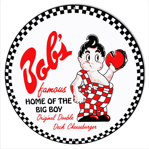 Bobs Famous Home Of The Big Boy Metal Sign | eBay