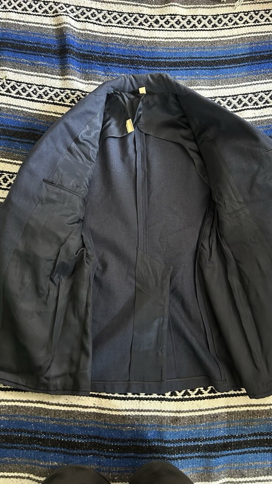 Vintage USAF US Air Force Blue Enlisted Mens Dress Service Coat Jacket ...