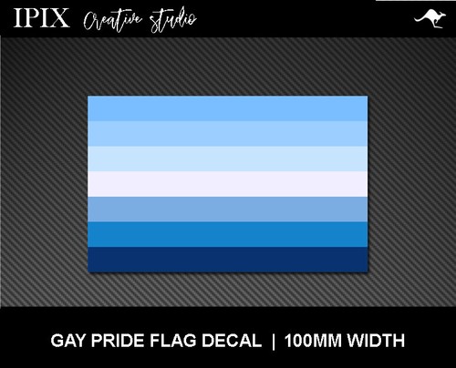 GAY PRIDE FLAG DECAL | STICKER | BAR | CAR | 100MM WIDTH | eBay