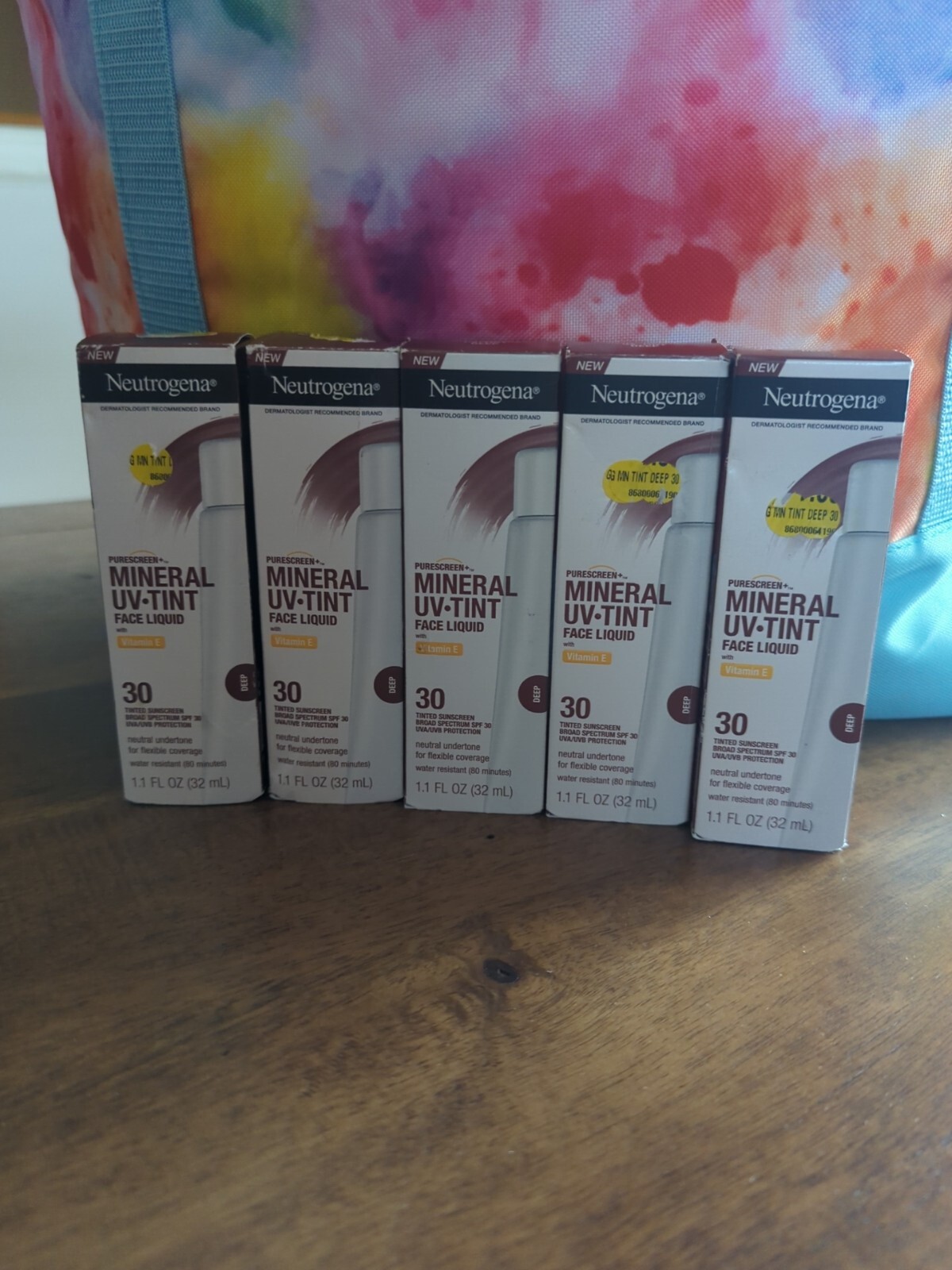 Lot of 5:Neutrogena Purescreen+ Mineral UV Tint Face Liquid Sunscreen ...