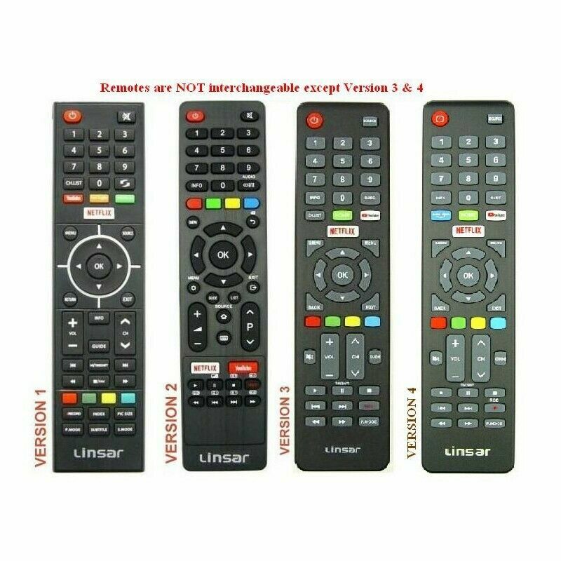 NEW LINSAR TV Remote Control LS58UHDSM20, LS65UHDSM20, LS75UHDSM20 ...