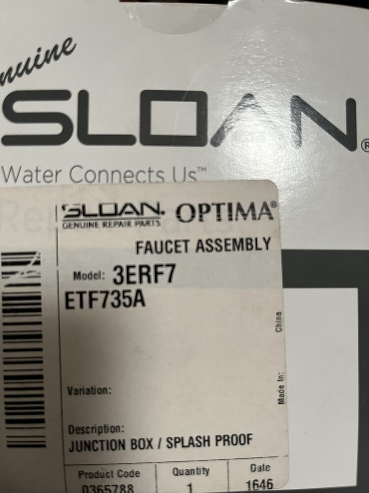 Sloan ETF-735-A Optima Systems Faucet Control Module | eBay