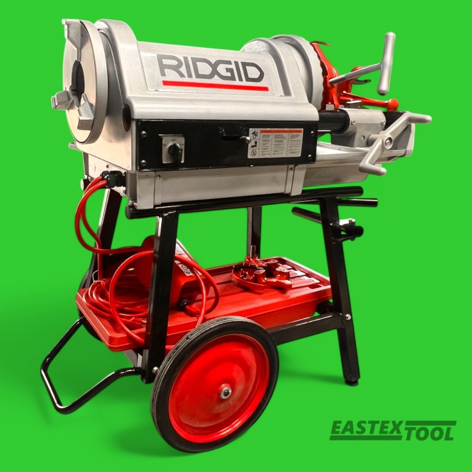 RIDGID 1224 PIPE THREADING MACHINE, 1/8"-4", 120VT REFURBISHED by ...