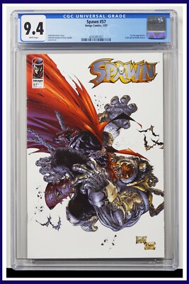 Spawn #57 CGC Graded 9.4 Image 1997 Todd McFarlane Cover White Pages Comic Book. | eBay