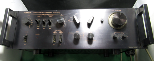 HITACHI HCA-7500 STEREO CONTROL AMPLIFIER / PREAMP | eBay