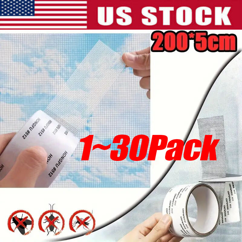 Screen Patch Repair Kit Window Repair Tape Fiberglass Covering Mesh ...