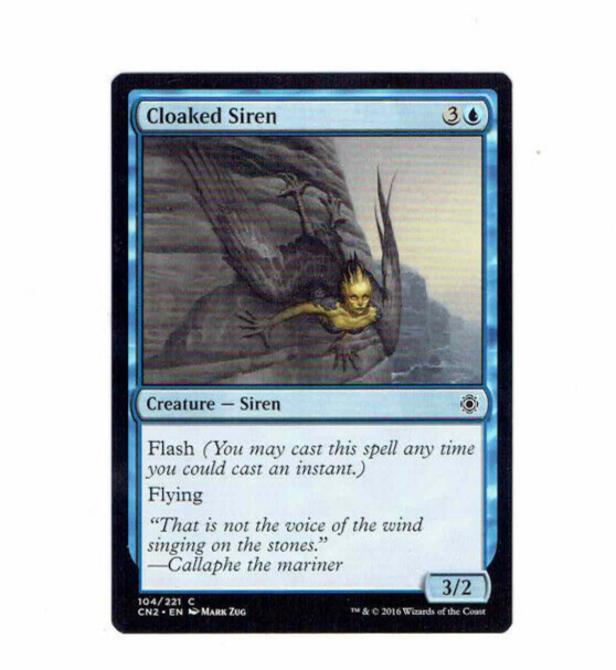 Cloaked Siren #104 Common CN2 Mark Zug WOTC 2016 #MTG Card | eBay