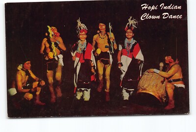 Clown Dance Of The Hopi Indian Tribe AZ Chrome Postcard Vtg Unposted | eBay