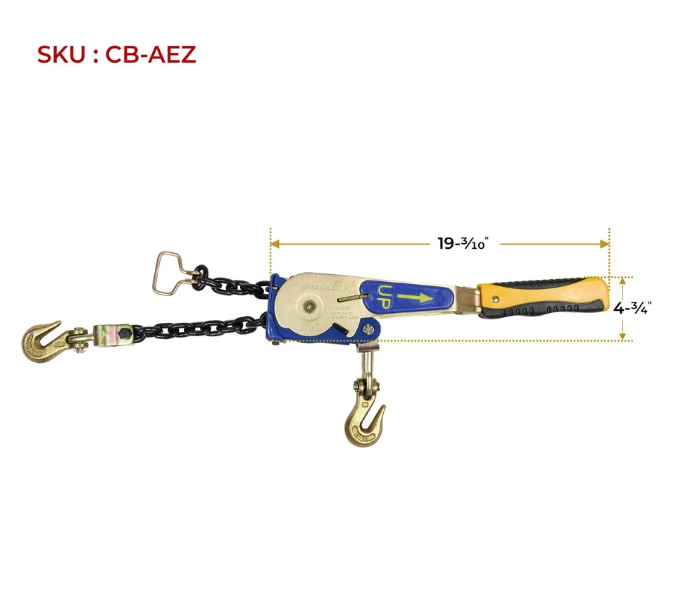 Easy Binder Ratcheting Chain Load Binder, 5400 lbs WLL | eBay