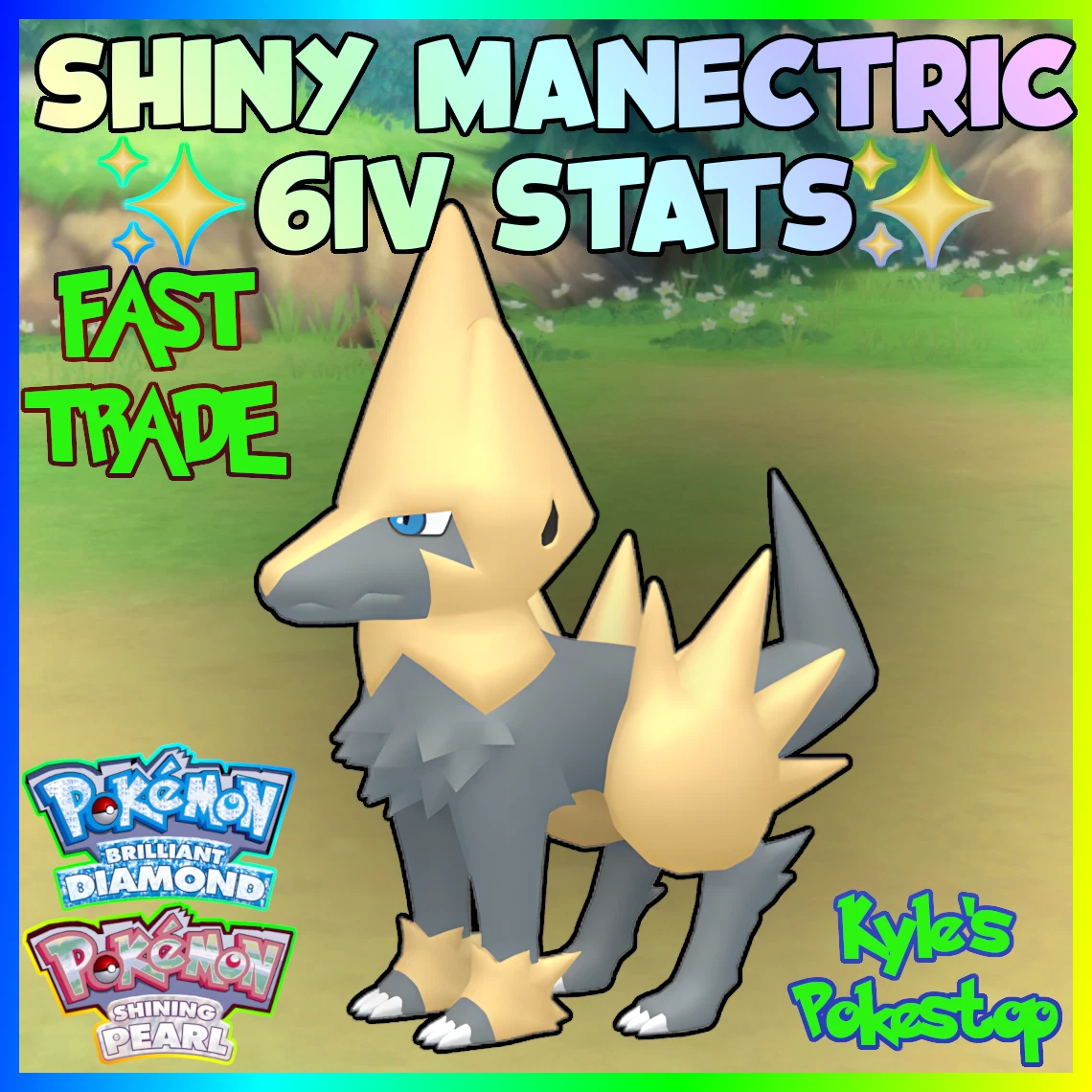 Manectric Brillante De Pokemon