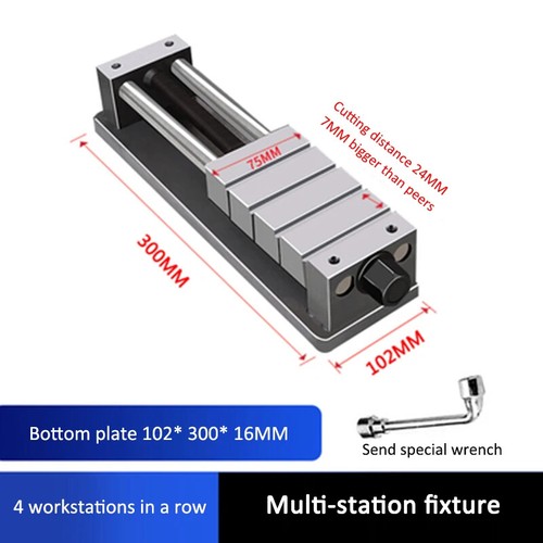 Multi-station Copper Male Fixture Flat Jaw Machining Centre High ...