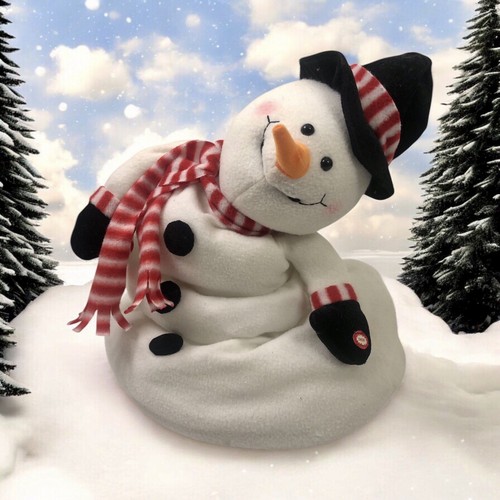 Magic Power Co Large Musical Up And Down Singing Snowman with Top Hat ...