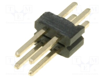 Pin Header 1.27mm Pin THT Straight Pin: 4 Male 2x2 DS1031-06-2*2P8BV-4 ...