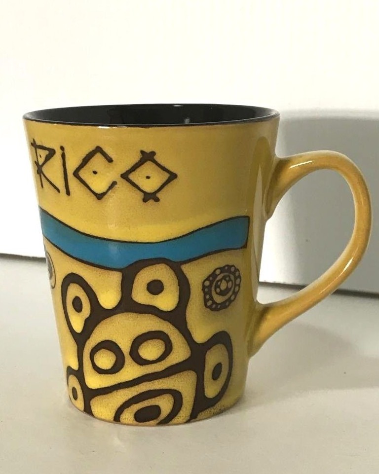 Puerto Rico Ceramic Coqui Taino Coffee Mugs Cup 12oz or 16oz Fine ...