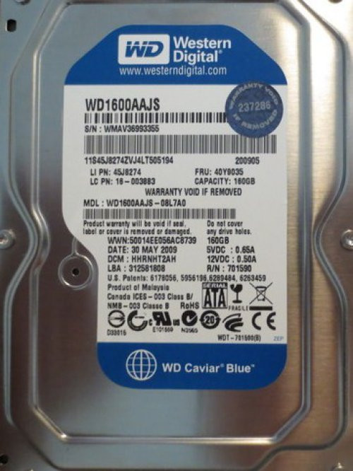 WD1600AAJS-08L7A0 160gb Sata Desktop Hard Drive 715663212850| eBay