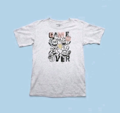 Five Nights at Freddy’s “Game Over” Grey T-Shirt | Large | Freddy ...