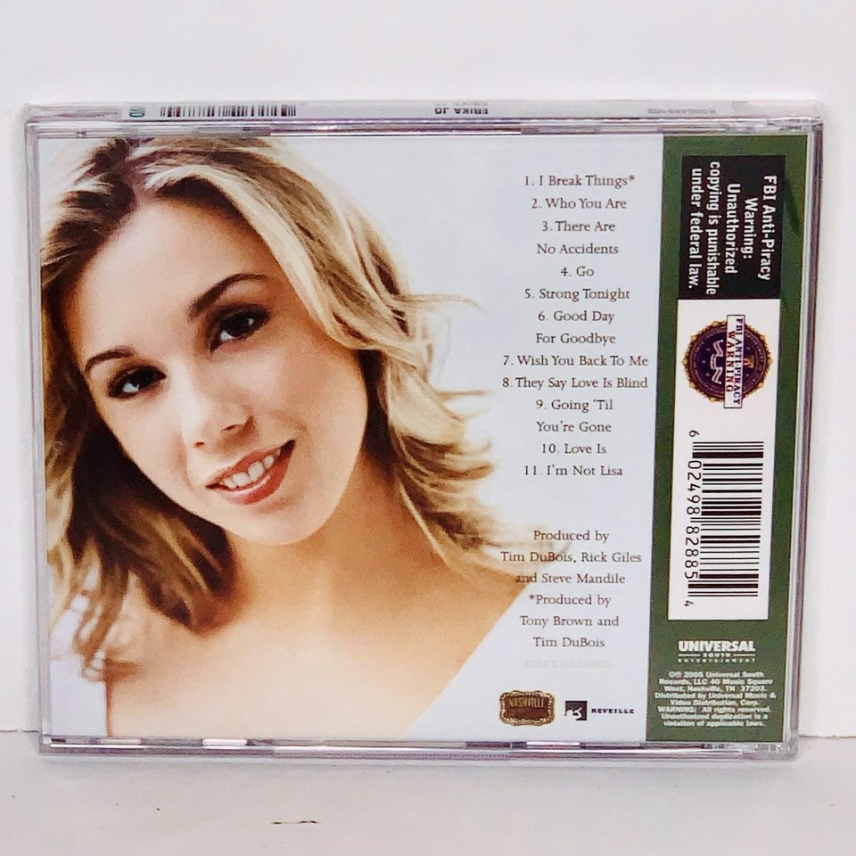 Factory Sealed (shrink wrapped) Erika Jo by Erika Jo CD 602498813041| eBay