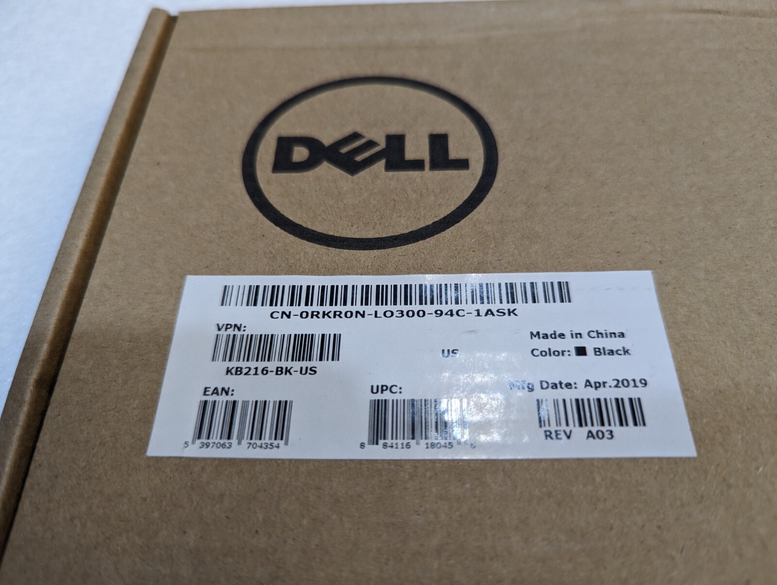 Lot of 5 NEW Dell 0RKR0N 0G4D2W 0KCM2Y 0N6R8G 0081N8 Wired USB ...