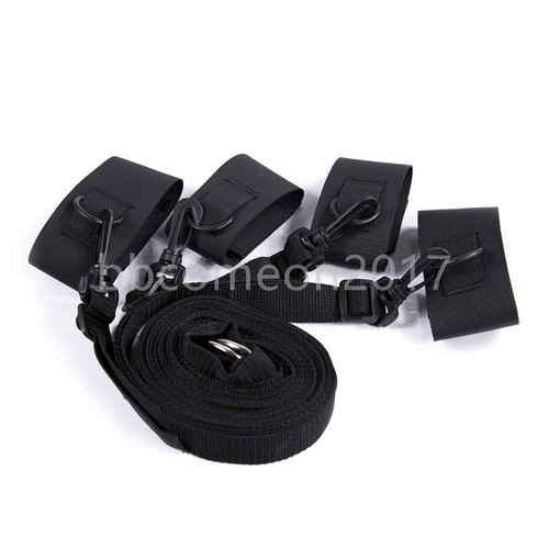 restraint For Couples Role Play Bed Full Handcuffs Ankle Cuffs Binding ...