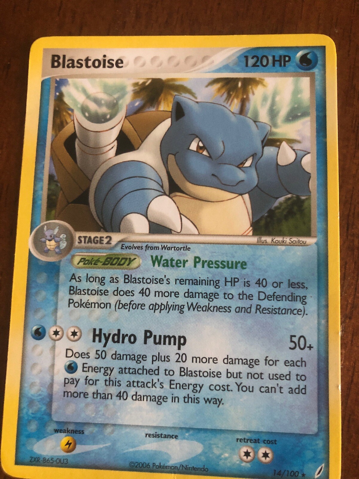 Blastoise Card