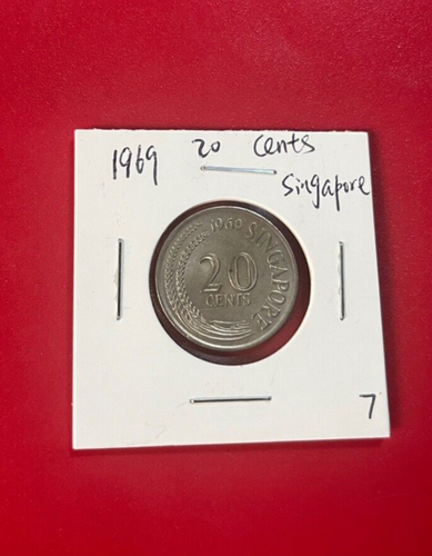 1969 SINGAPORE 20 CENTS COIN - NICE WORLD COIN !!! | eBay
