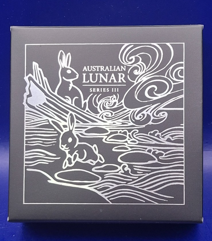 Australian Lunar Series III 2023 Year of the Rabbit 1/2oz Silver Proof ...