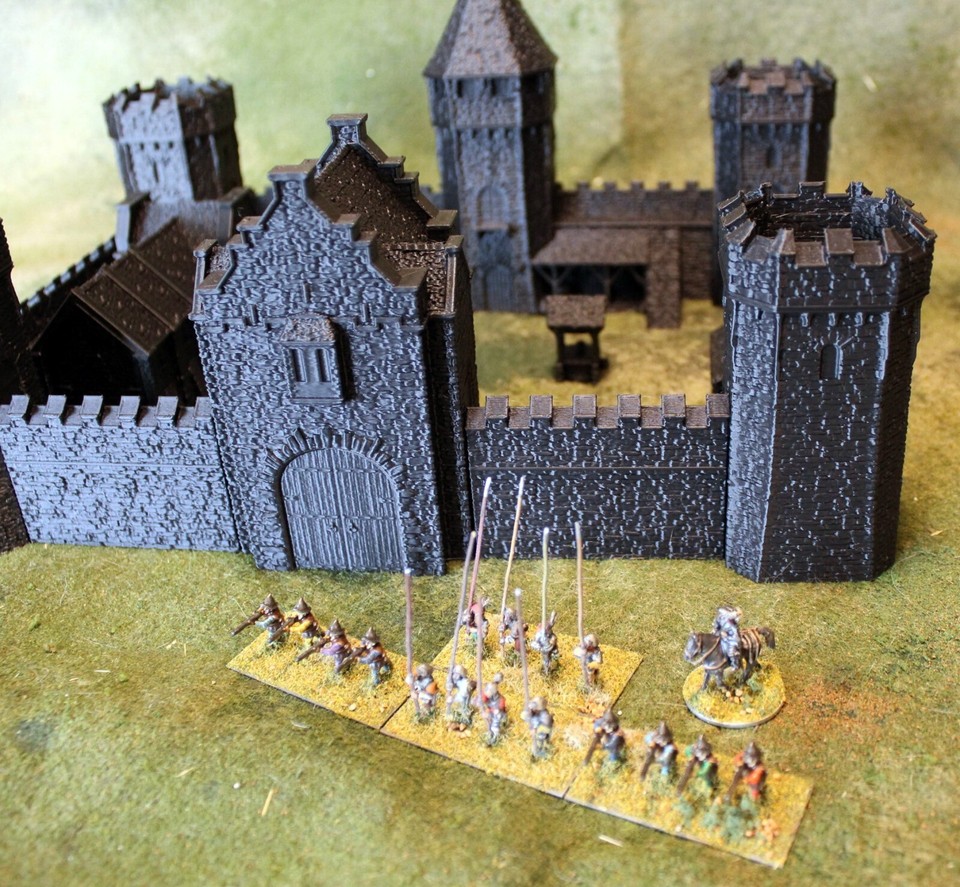 Greendale European Border Fort Modular Castle 15mm Terrain DBM DBA ...