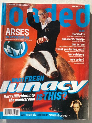 LOADED MAGAZINE JUNE 1997 - HARRY HILL - REBECCA ROMIJN POSTER ...