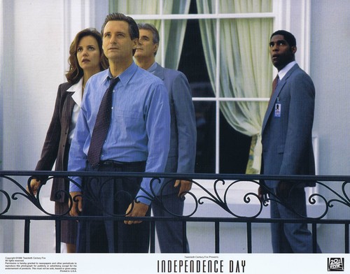 INDEPENDENCE DAY Original Lobby card 6 Bill Pulman Will Smith Alien ...