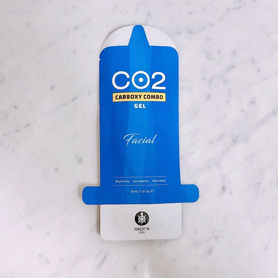 RIBESKIN CARBOXY COMBO mini KIT CO2 Carboxy Therapy GEL+MASK 5 doses w ...
