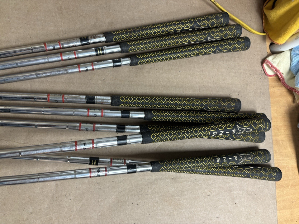 Ping Eye 2 Iron Set Blue Dot 3-SW Karsten Original ZZ-Lite Steel Shaft ...