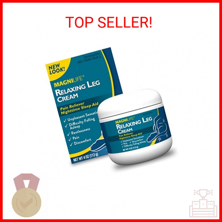 MagniLife Relaxing Leg Cream, Restless Legs, Deep Penetrating Topical ...