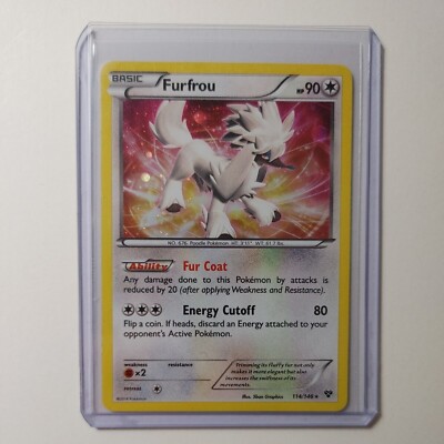 Furfrou 114/146 XY Base Set 2014 Holo Rare Pokemon Card LP - NM | eBay