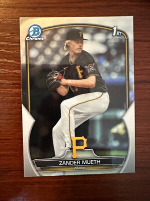 2023 Bowman Chrome Draft #BDC131 Zander Mueth Pirates | eBay