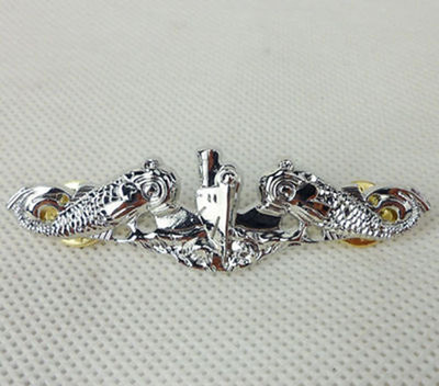 US Navy Officers Submarine Warfare Insignia Badge Dress Military Pin ...