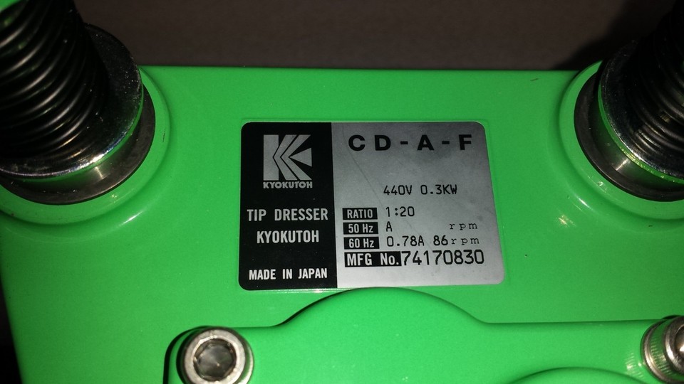 !BRAND NEW IN BOX! KYOKUTOH AUTO TIP DRESSER with NISSEI INDUCTION ...