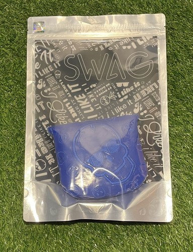 RARE NEW Swag Golf Blue Pill Skull Matrix Mallet Putter Headcover ...